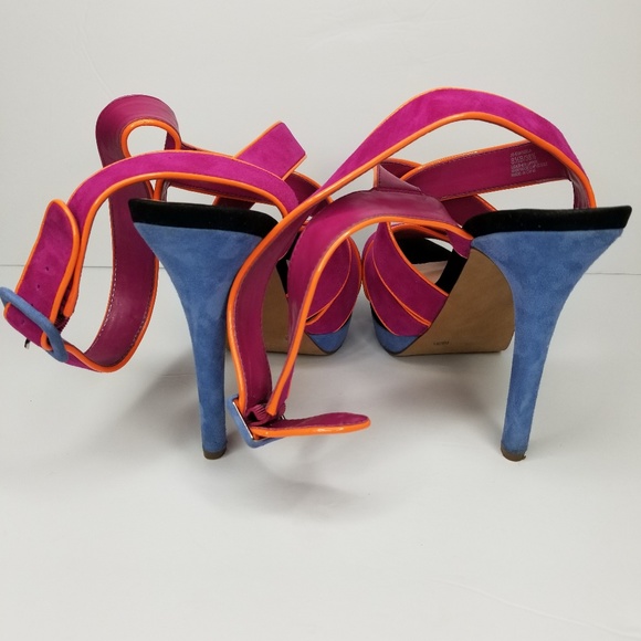 Jessica Simpson | Shoes | Jessica Simpson Colorful Suede Sandals | Poshmark